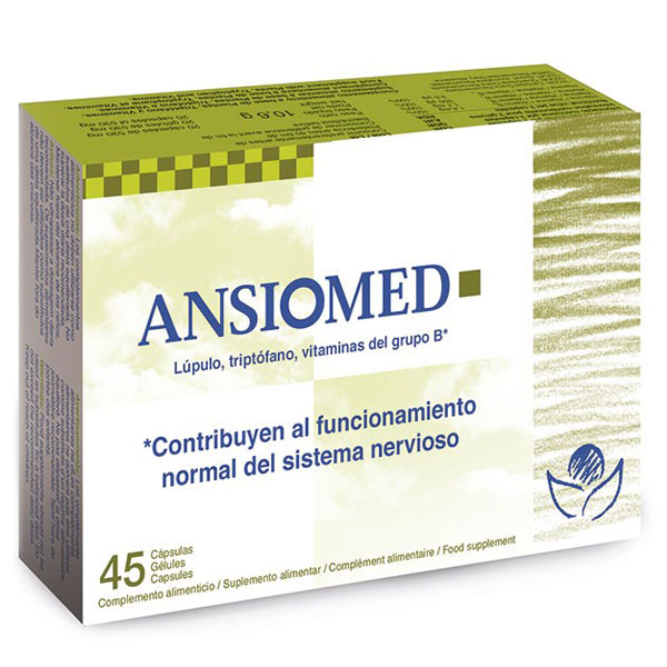 ANSIOMED 45 CAPSULAS- ansiedad, stress - sistema nervioso central