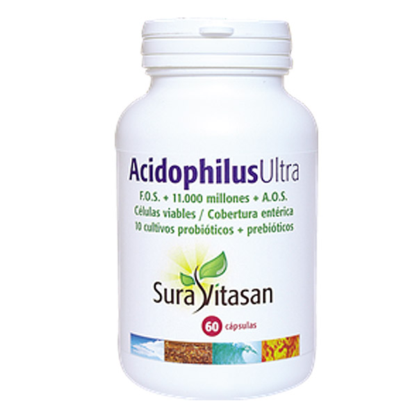 ACIDOPHILUS ULTRA 60 cápsulas- probióticos- flora intestinal