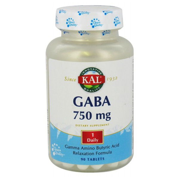 GABA 750 mg. (90 cápsulas)